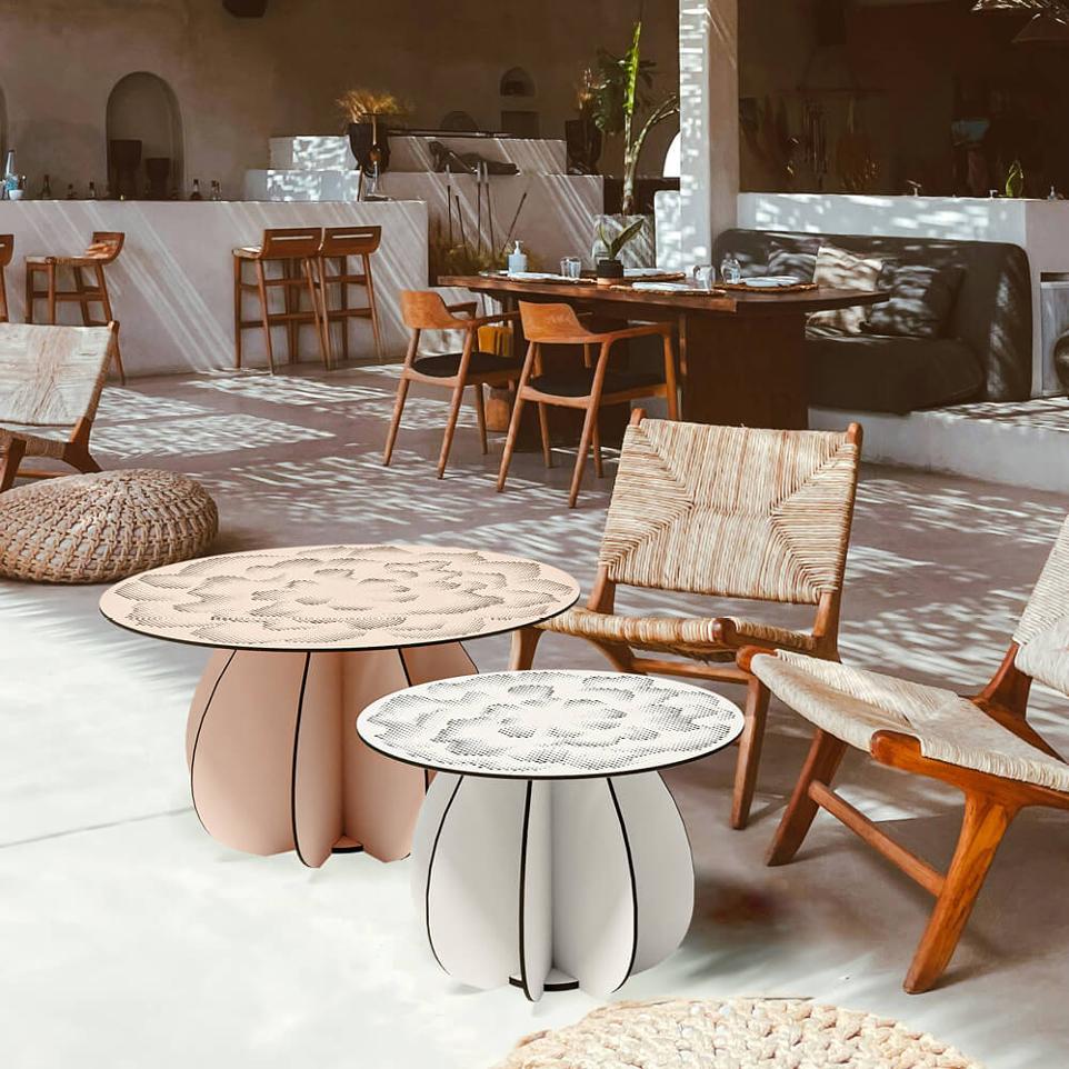 Table Basse d'extérieur Gardenia 55 | Ibride France